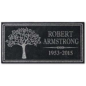 In Loving Memory Personalized Granite Memorial Stone Sympathy Remembrance of Dad Mom Child