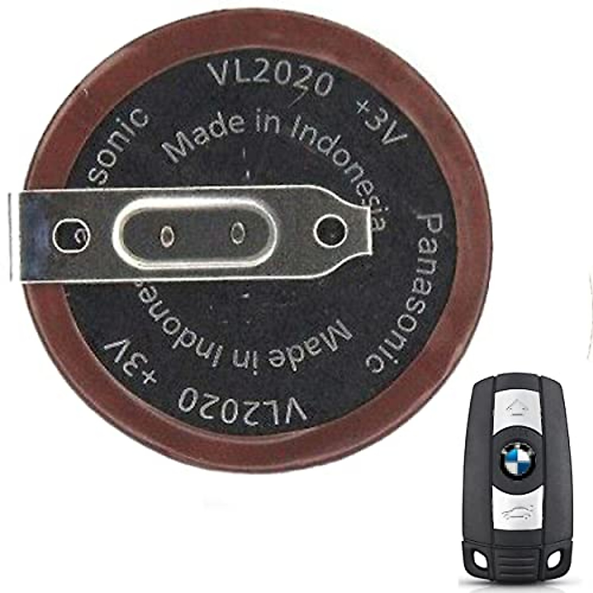 RemoteOverstock Replacement for BMW Remote Smart Key Fob Battery VL2020 for 2006-2014 1, 3, 5, 6 Series M3 M5 M6 X5 X6 Z4 E39 E46 E60 KR55WK49123 KR55WK49127 – case Cover (Without Comfort Access)