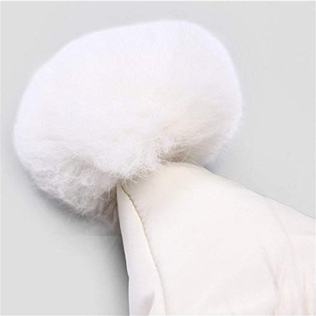 SRVNFBKT Baby Girls Boys Winter Warm Jacket Hooded Snowsuit Windproof Coat Outerwear Soft Fur Hoodies FBA (Beige, 0-3 Months)