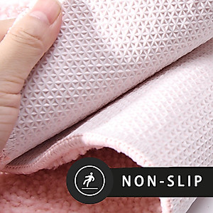 DHUJBFF Sweet Cheeks Bath Mat for Tub - Trendy Cute Pink Bath Mats for Girls, Anti Slip Funny Bath Rugs for Bathroom, Blush Pink Bathroom Decor Accessories, Hypebeast y2k Room Decor