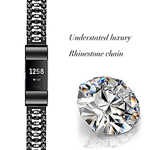 ULTECHNOVO Smartwatch Band Watch Replacement Strap Rhinestone Watch Accessories Watch Strap Watch Frame Wristband