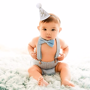 Boho Half Birthday Conical Cap - Natural 6 Month Celebration Hat with Milky White Color for Birthday Celebration