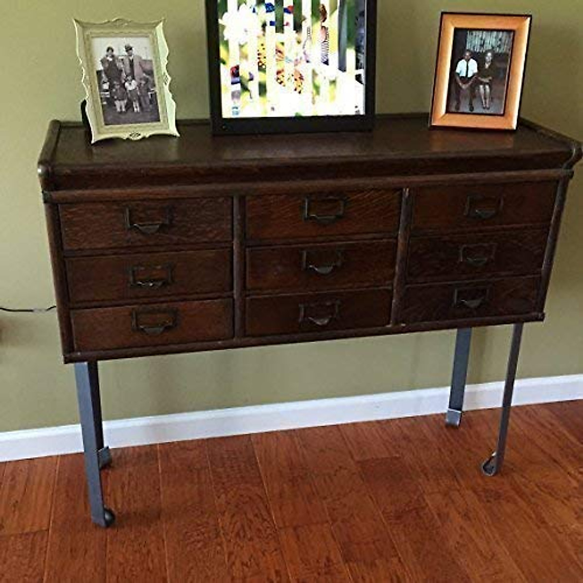 Straight Leg Brackets - 4 Pack (Size Ranges: 4" to 24") (1.5" Wide - 3/16" Thick Metal) Straight Metal Legs, Table Legs, Bench Legs, Industrial Modern, DIY, Hairpin