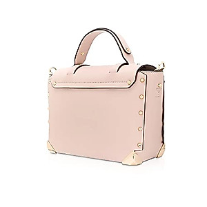 Michael Kors Manhattan Medium Top Handle School Satchel Leather Bag