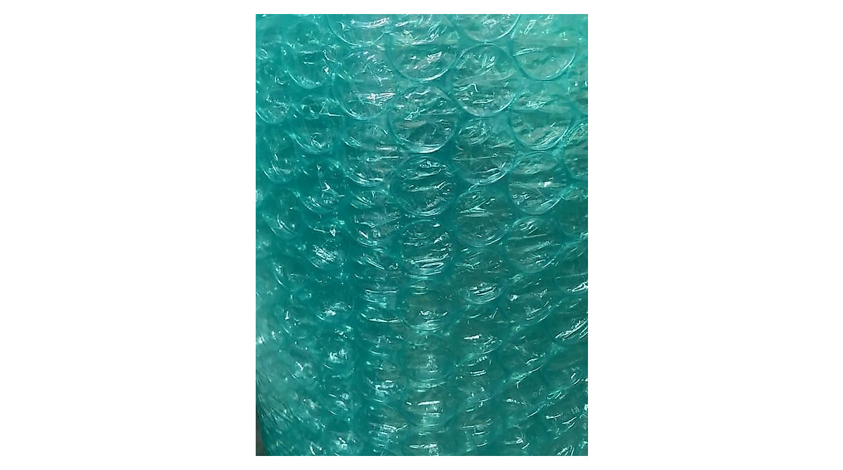 Bubblefast Recycled Green Bubble Cushioning Wrap - 62.5 ft Roll