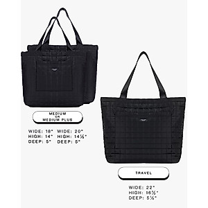 SATIN SAINT lifestyle Large Tote Bag for Women, Travel Tote Bag, Laptop Bag Handbag, Shopping Bag, Lightweight Shoulder Bag for Yoga Gym