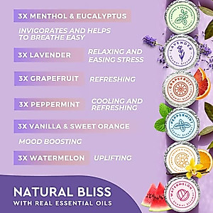 Cleverfy Shower Steamers Aromatherapy - 18 Pack of Shower Bombs with Essential Oils. Birthday Gifts for Women and Men. Purple Set