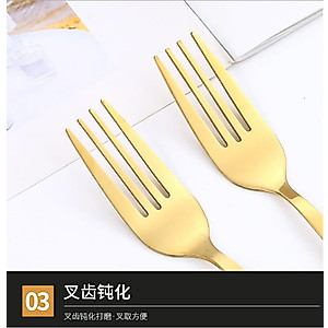 24 Pieces Imitation Marbled Ceramic Handle Kitchen Stainless Steel Silverware Tableware Flatware Cutlery Knives Forks Spoons Set for 6 People,With Cutlery Hanging Rack (Solid Color,Black)