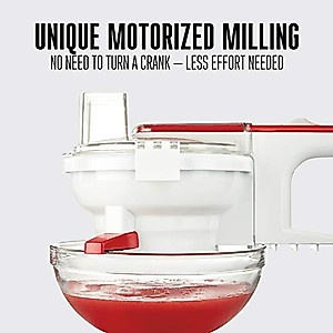 Weston Electric Food Mill with 3 Stainless Steel Discs 1.75 Quart Capacity, White (61-0201-W)