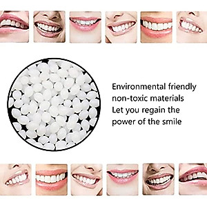 Decorative Denture Cup with For And Solid Tooth Make Glue Denture Teeth (30g) FalseTeeth Temporary Adhesive Confidently Tooth Missing Teeth Gaps Kit Denture Clip on Braces for Looks