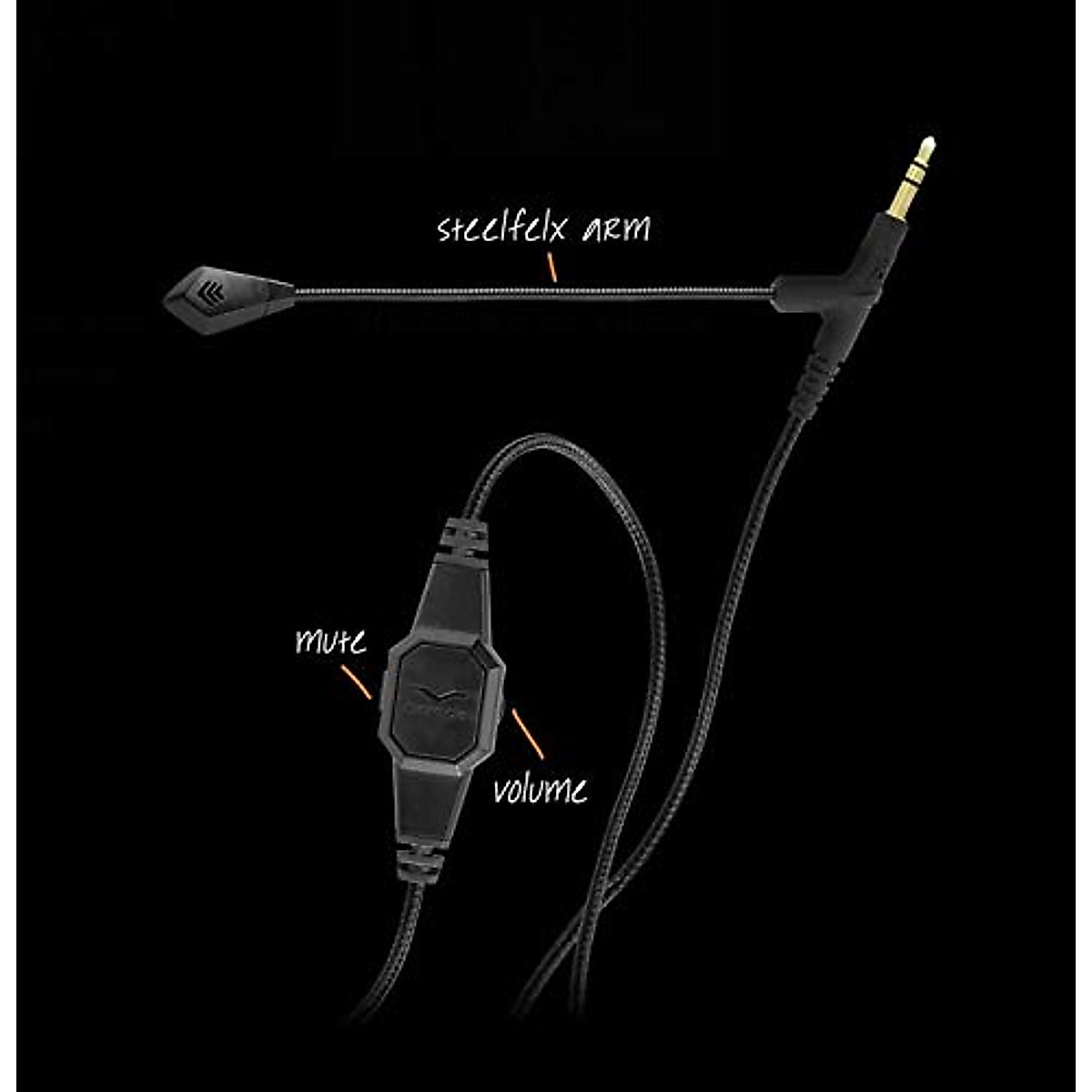 V-MODA BoomPro Microphone Detachable Flexible Boom Microphone for Headphones