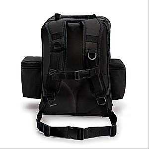 Hopkins Medical Products Home Health Pro Backpack: 11"x9"x16" - Spacious, Organized & Secure for Healthcare Professionals on the Go, Black