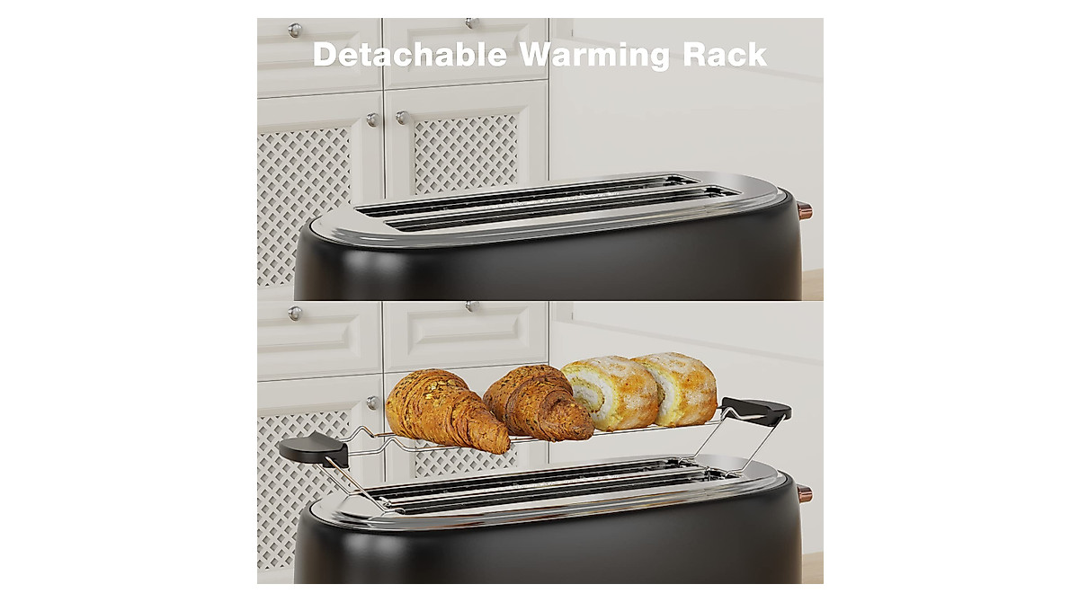 Evoloop 4-Slice Stainless Steel Toaster - Stylish & Versatile