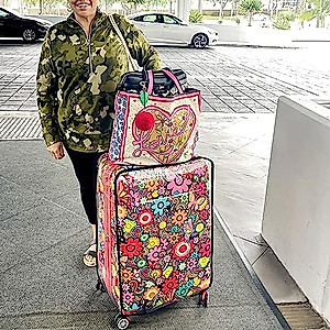 3 Pieces Clear Luggage Covers for Suitcase TSA Approved PVC Waterproof Luggage Protector Suitcase Cover for Travel Packing (Black Border, 20'')