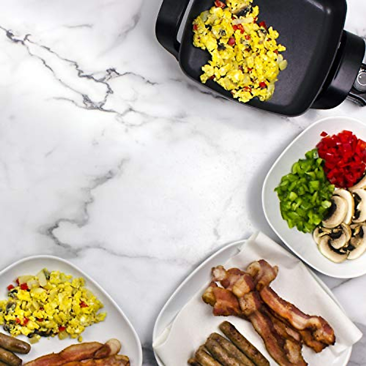 Nesco, Black, ES-08, Electric Skillet, 8 inch, 800 watts