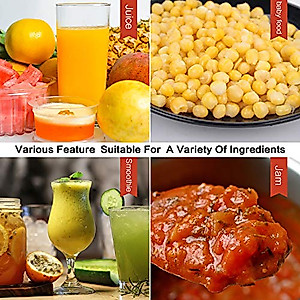 La Reveuse Smoothie Blender Personal Size 300 Watts with 2 Pieces 18 oz BPA-free Travel Sports Bottles,Grey (Pink)