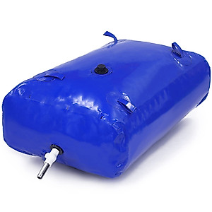 Kingdder Large Capacity Water Storage Bladder Emergency Water Bladder Tanks Foldable Water Storage Tank Portable Rainwater Bag for Drought Resistance Fire Protection Agricultural Irrigation(240L)