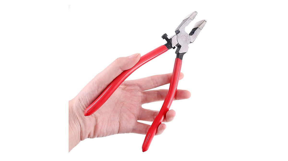 Swpeet Heavy Duty Pliers for Glass & Key Fob Hardware - Precision Tool