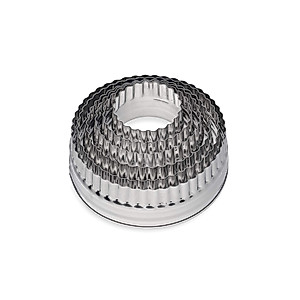 husMait Stainless Steel Cookie Cutters - Set of 5 Premium Kitchen Cookie Cutters for Baking Cookies, Donuts and Pastries (Cookie Cutters)