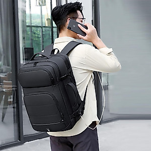 palamea Spirit Airlines Personal Item Backpack 18x14x8inch, Underseat Carry On Bag for Airplanes 40L Expandable Travel Backpacks Laptop Backpacks