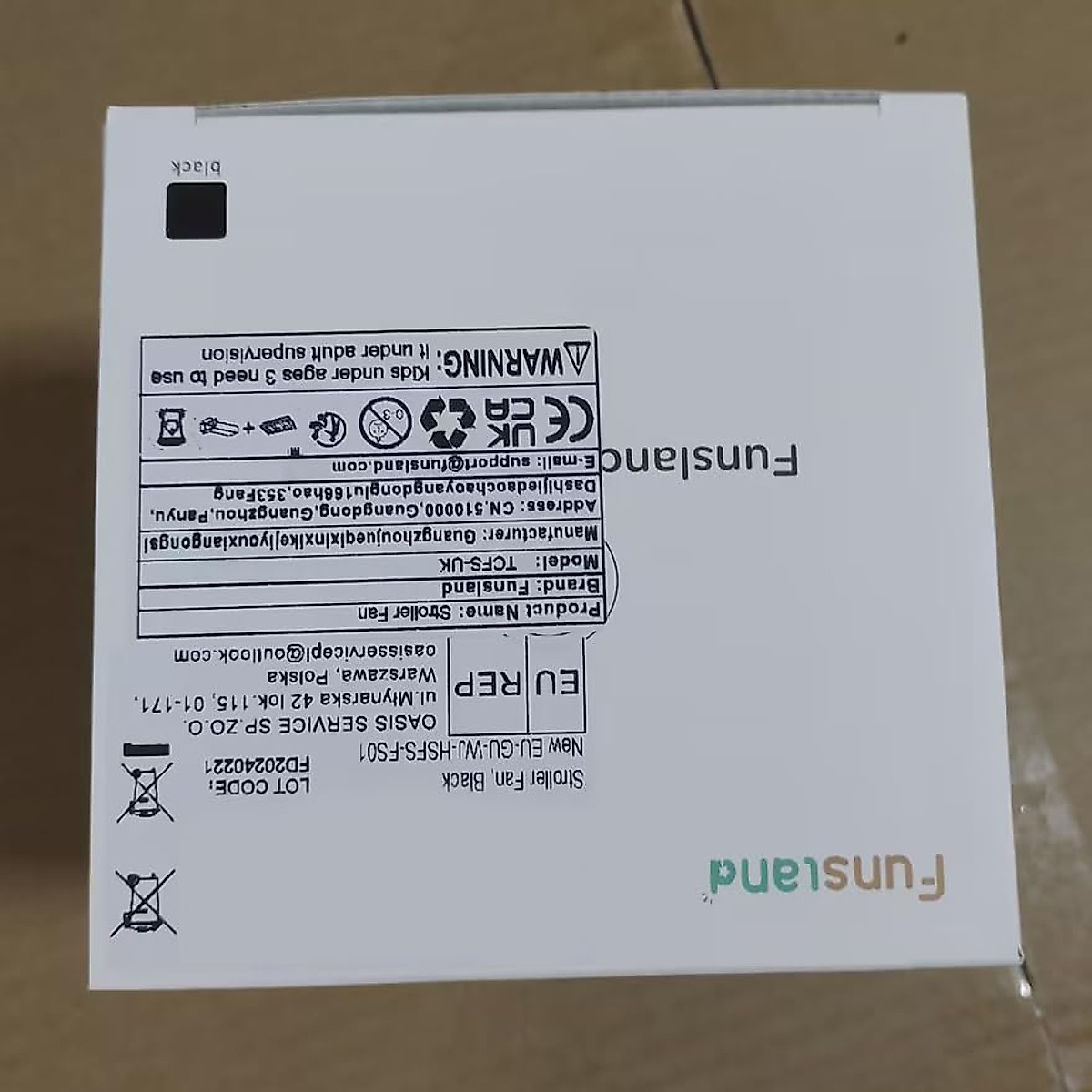 Funsland Mini Portable Stroller Fan Clip on for Baby, USB Rechargeable or Battery Operated Handheld Personal Portable Fan, Flexible Tripod Baby Stroller Fan 3 Speed Clip on Fan for Car Seat Travel