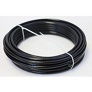 Mytee Products 5/8" OD x 50' Black SAE J844 Nylon Air Brake Tubing DOT Approved | Pneumatic Nylon Air Line Hose for Air Brake System