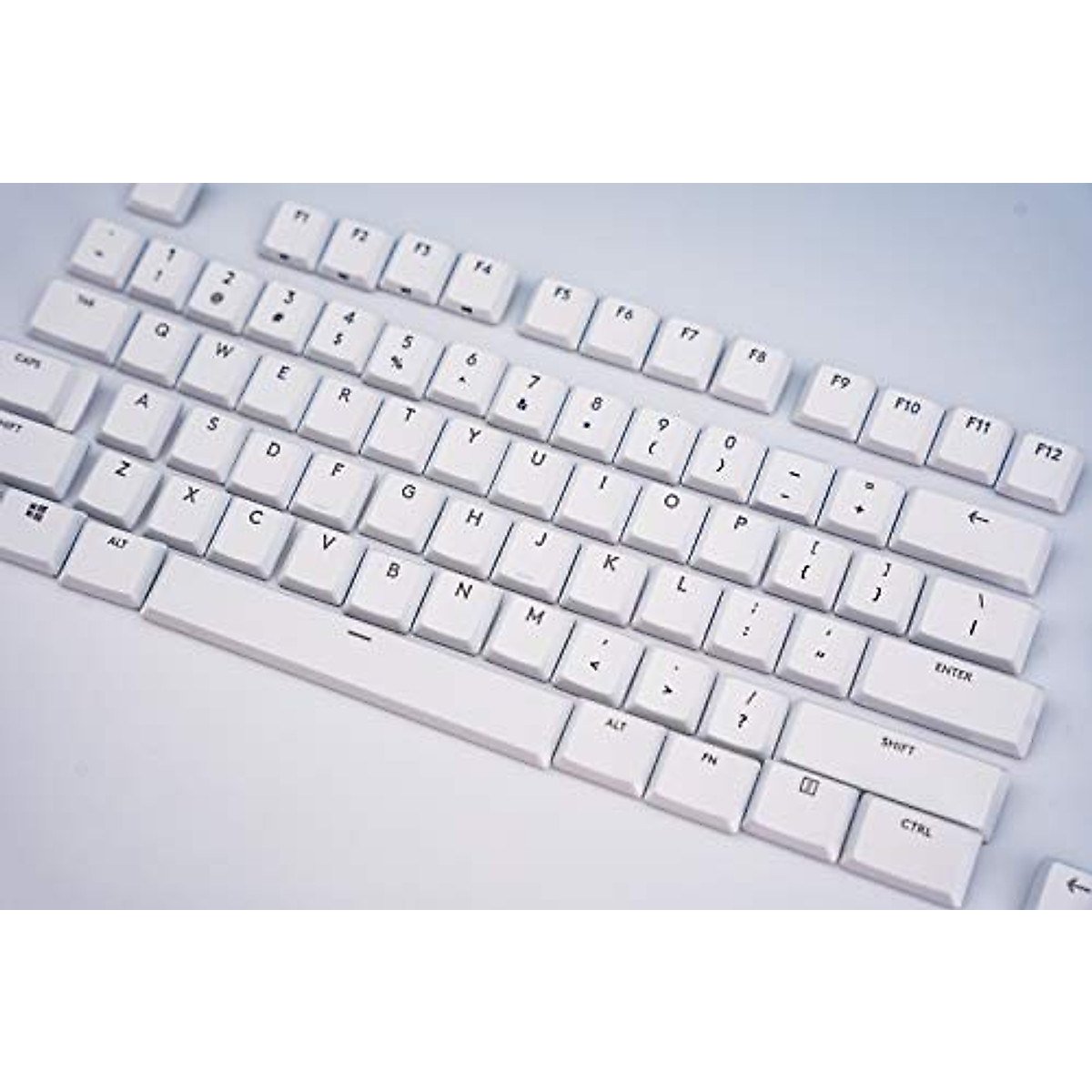 luo Suitable Logitech G915TKL G915 G815 Keyboard keycaps,Replacement Keycaps Mechanical Gaming Keyboard (White 87 Keys only keycaps)