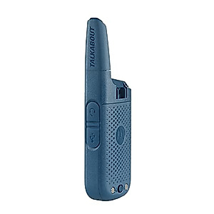T383 Blue 25 Mile 2 Way Radio W/Charging Dock
