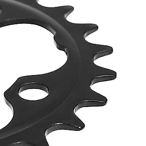 WEERAS 64mm BCD Bike Chainring 22T 24T Narrow Wide Single Bicycle Chainring for Road Bikes Mountain Bikes BMX MTB Bike