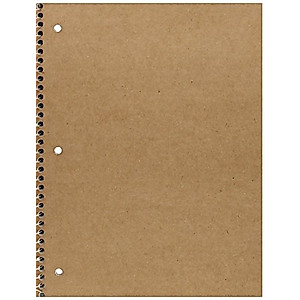Mead Spiral Notebook, College Ruled, 1 Subject, 70 Sheets, 7.5" x 10.5", 12 Pack, Assorted Colors (05512-12)