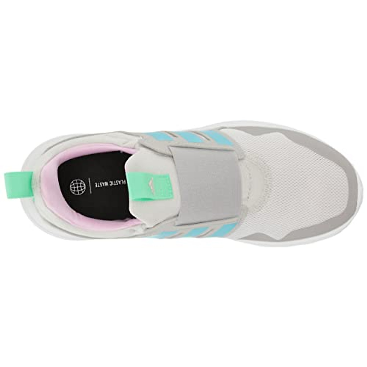 adidas ACTIVERIDE 2.0 Sport Slip-on Running Shoe, Grey One/Bliss Blue/Grey, 5.5 US Unisex Big Kid