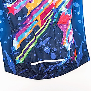 Cycling Jersey Women's Bicycle Tops Breathable Shirt Mountain Clothing Bike Top MTB Road Jersey Short Sleeve Summer Multi L