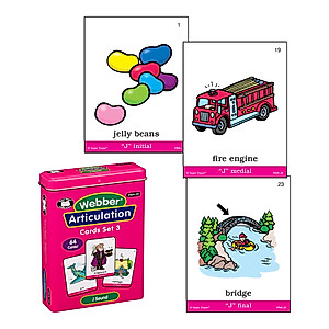 Super Duper Publications | Set of 7 Webber® Articulation Card Decks with Animal Artic Pairs (Bundle Set 3) | Educational Learning Resource for Children