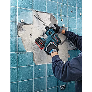 BOSCH HS1465 1-1/2 In. x 10 In. Tile Chisel SDS-Plus Bulldog Xtreme Hammer Steel Ideal for Removing Tiles, Smaller Grout Joints