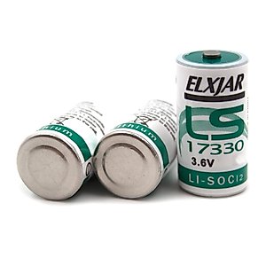 YUTSUJO (3-Pack) 3.6V 2100mAh 2/3A LS17330 Lithium Battery Pack for SAFT Hunting Dogs, Carbon Monoxide Detectors, Intrusion Sensors, Invisible Fencing,Smart Utility Metering, Emergency Backup