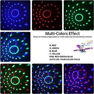 Metchite Smart Light Bulbs Big Bluetooth Speaker 5 Colors Remote Control with Electronics E26/E27 Screw Socket Enlarged Size Color Changing Light Bulb for Party KTV DJ Christmas Bar Garage Not A Fan