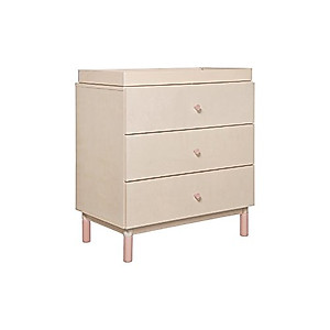 Babyletto Gelato Crib and Dresser Feet Pack in Petal Pink