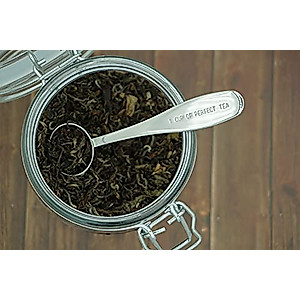 Loose Leaf Tea Spoon Measure | One Cup of Perfect Tea | Stainless Steel Scoop
