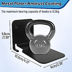 Milageto Heavy Duty Invisible Floating Bookshelf Multipurpose Bookcase Storage Magazine Book Organizer Wall Mounted for Living Room Office Home