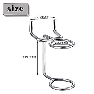 12 Pieces Screwdriver Organizer Tool Holders Multi-Tool Holder Double-Ring Tool Holders Pegboard Accessories Household Tools Organizer Racks Storage System Hand Tools for Kitchen, Garage, Workbench