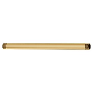 Moen Brushed Gold Extended 12-Inch Straight Overhead Shower Arm, 226651BG