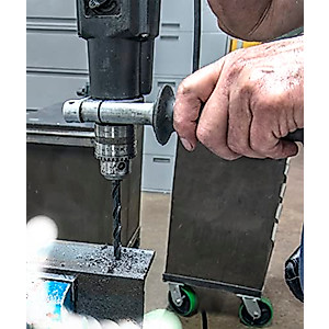 Chicago Latrobe 45640 150ASP Heavy Duty Jobber Length Drill Set, 135 Degree, Steam Oxide, 29 Piece