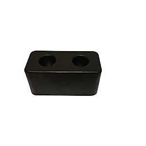 Rubber Molded Dock Bumper for Truck, Trailer & Loading Bays 3"X6"X3.25"