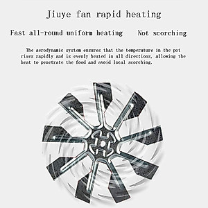 ELEdvb Electric Fryer Intelligent Full Automatic French Fries Machine,Tiered Electric Digital air Fryer Cooker, Watts with Full Color,size 310 * 310 * 345mm