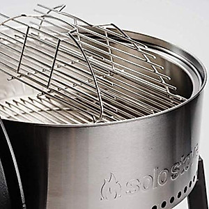 Solo Stove Modern Grill Ultimate Bundle Heavy Duty Portable Charcoal Grill for Outdoors great BBQ Smoker Grill Includes Grilling Accessories and Cooking for Camping