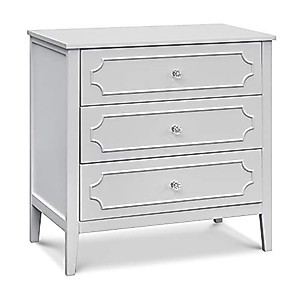 DaVinci Chloe Regency 3-Drawer Dresser In Fog Grey
