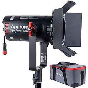 Aputure LS 60D Aputure Light Storm 60D 60W Daylight Focusing LED Video Light Support App Control, Built-in 8 Lighting FX, Barn Doors Included