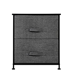 ZSEDP 2 Drawers Nightstand Multi-Layer Jewelry Box Organizer Makeup Storage Box Cabinet Container Drawer Organizer for Home Bedroom