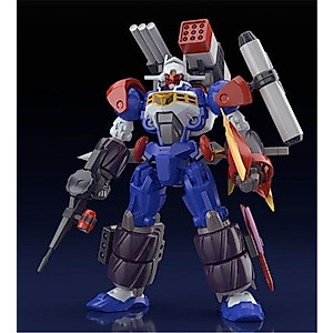 Bandai Shokugan Super Mini PLA Gear Fighter Dendoh Full Armor Dendoh Option Parts & Gatling Boar & Dragon Flare Set