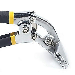 2PCS Flat Jaw Welding Welder's Pliers Hand Sheet Metal Bender Bending Tool Sheet Metal Welding Locking Pliers Metal Bending Folding Welding Tool 8.7"